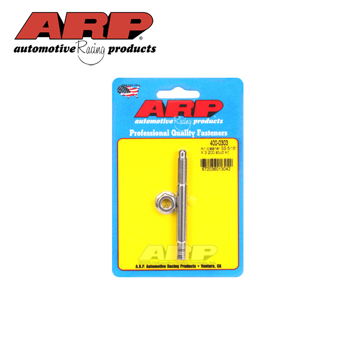 AIR CLEANER STUD KIT STAINLESS STEEL 5/16 x 3.200" 400-0303 - ARP